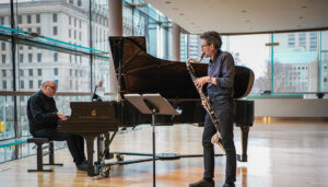 Bass clarinetist, composer, improviser & music producer - Jeff Reilly.